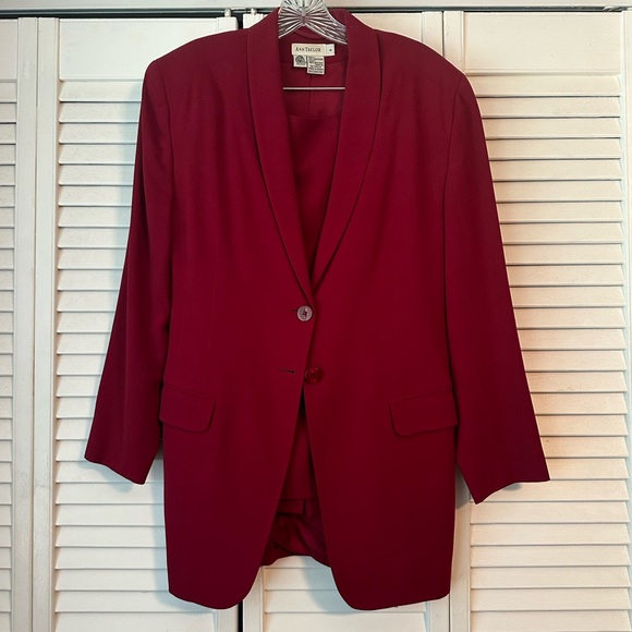 Ann Taylor | Jackets & Coats | Vintage Ann Taylor Blazer And Skirt Set ...